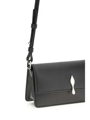 CHRISTIAN LOUBOUTIN Bettina Chain Wallet - Black