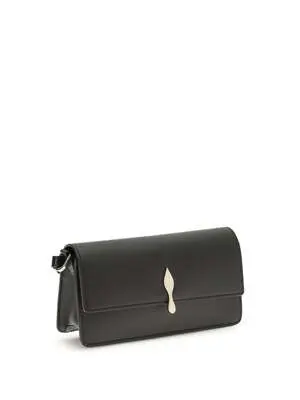 CHRISTIAN LOUBOUTIN Bettina Chain Wallet - Black