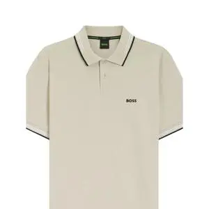 BOSS Neutrals Polo Shirts - Cream
