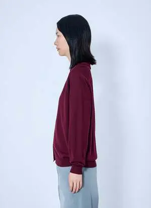 Miu Miu Knit Cardigan With Logo