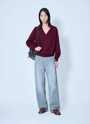 Miu Miu Logo Knit Cardigan - Multicolor