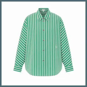Loewe Striped Long-sleeve Shirt - Green