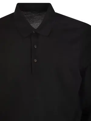 Kiton Long-sleeved Wool Polo Shirt