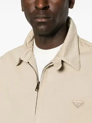 Prada Denim Cotton Blouson Jacket - Multicolor