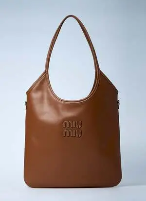 Miu Miu Ivy Leather Shoulder Bag