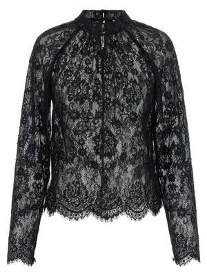 SELF-PORTRAIT Lace' Blouse - Black