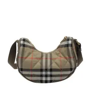 Burberry Horseshoe Crossbody Bag - Cream