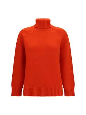 P.a.r.o.s.h Turtleneck Cashmere Sweater - Red