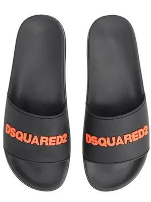 Dsquared2 Rubber Logo Slides