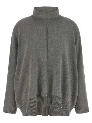 Alberta Ferretti Central Stitching Sweater - Gray