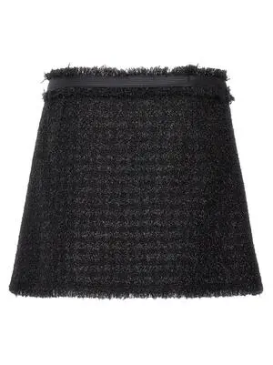 Versace Lurex Wool Blend Skirt