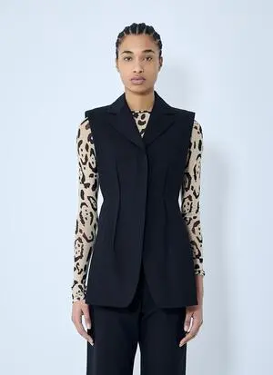 Sportmax Oca Tailored Vest - Black