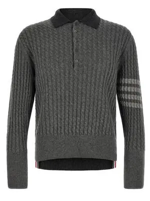 Thom Browne 2-in-1 Trompe L'oeil Polo Shirt