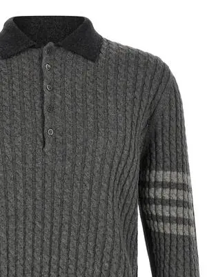 Thom Browne 2-in-1 Trompe L'oeil Polo Shirt