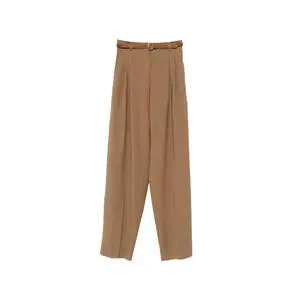 Max Mara Trousers Straight Trousers - Brown