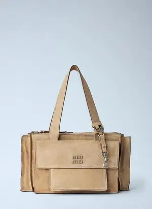 Miu Miu Structured Leather Handbag - Multicolor