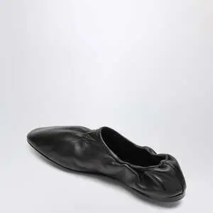 Alaïa Leather Soft Slippers - Black