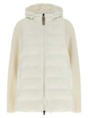 Brunello Cucinelli Down Jacket - White