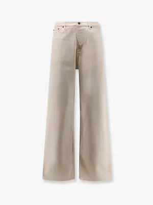 Valentino Garavani Five Pockets Cotton Trousers - Cream