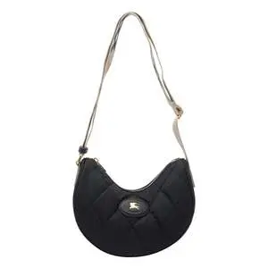 Burberry Horseshoe Crossbody Bag - Black