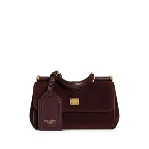 Dolce & Gabbana Leather Tote Bag - Red