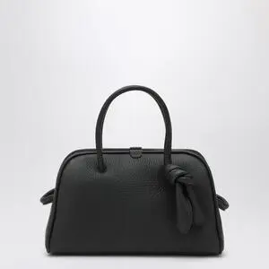Jacquemus Small Turismo Bag In Leather - Black