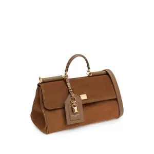 Dolce & Gabbana Calfskin Tote - Brown
