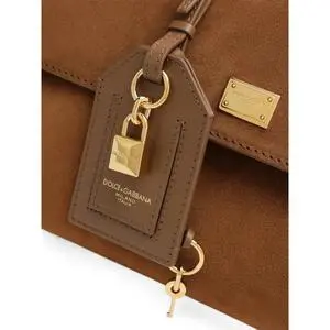 Dolce & Gabbana Calfskin Tote - Brown