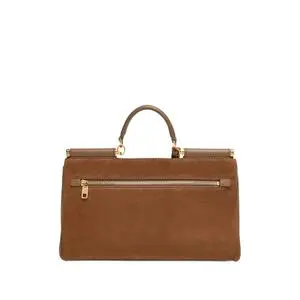 Dolce & Gabbana Calfskin Tote - Brown