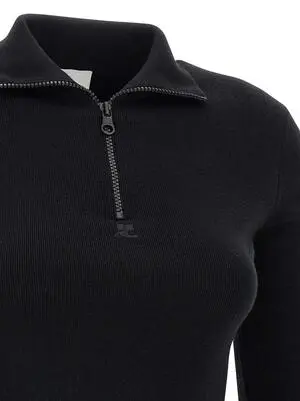 COURREGES Wool Knit Dress