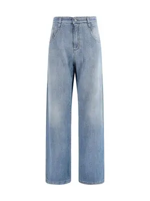 ERMANO SCERVINO Ermanno Scervino Cotton Baggy Jeans