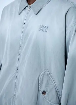 Miu Miu Old Twill Blouson Jacket