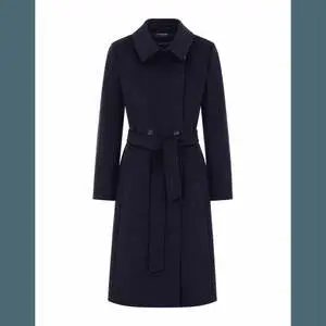 Max Mara Bcollag Wool Double-breasted Coat - Blue