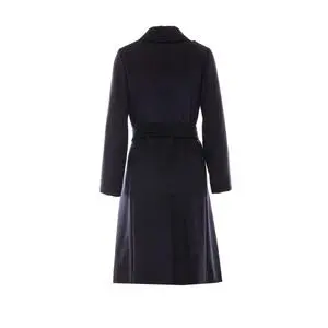 Max Mara Bcollag Wool Double-breasted Coat - Blue