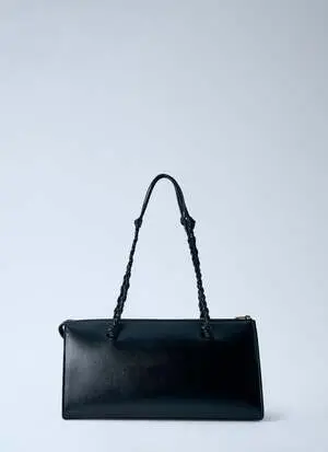 JIL SANDER Tangle Tent Leather Shoulder Bag