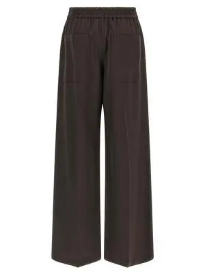 Brunello Cucinelli Cool Wool Trousers - Brown