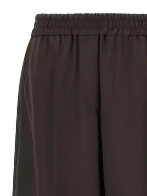 Brunello Cucinelli Cool Wool Trousers - Brown