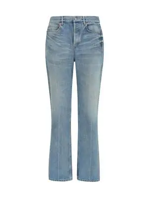 Saint Laurent Authentic Straight Jeans - Blue