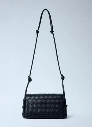 Bottega Veneta Notturno Crossbody Bag - Black