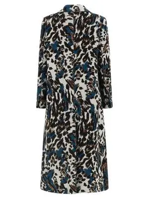 Missoni Animalier Wool Jacquard Coat - Multicolor