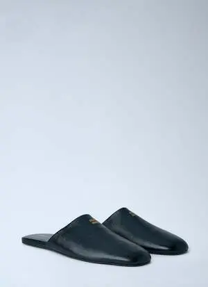 Miu Miu Leather Slippers