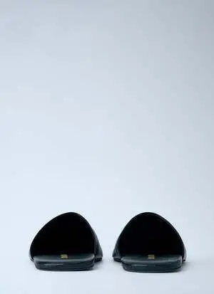 Miu Miu Leather Slippers