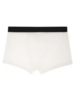 Kiton Stretch Cotton Boxer Briefs With Logo