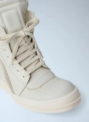 Rick Owens Geobasket Sneakers - White