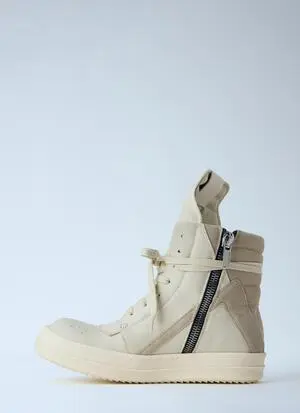 Rick Owens Geobasket Sneakers - White
