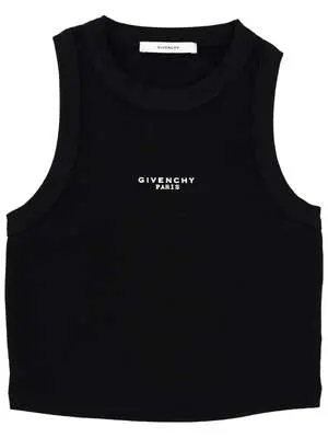 Givenchy Tops With Logo - Black