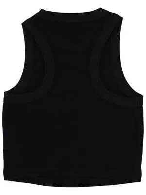 Givenchy Logo Crop Top - Black