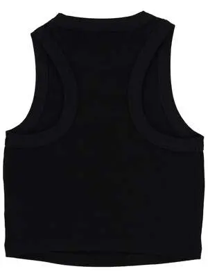 Givenchy Logo Crop Top - Black