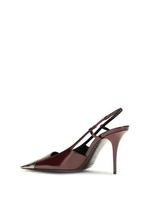 Saint Laurent Jeanne Smooth Leather Pumps - Multicolor