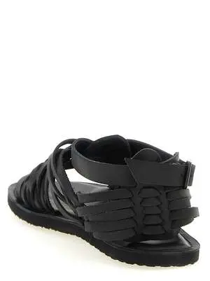 Yohji Yamamoto Braided Leather Sandals